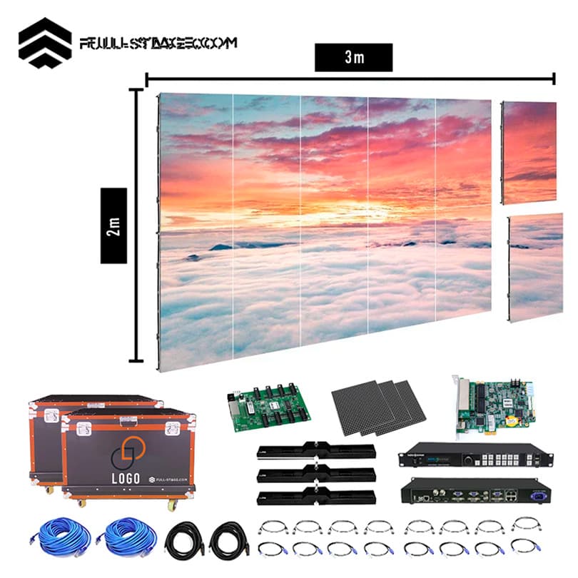 Pantalla LED Exterior P3.91 de 3x2 metros en OFERTA | Full-Stage.com