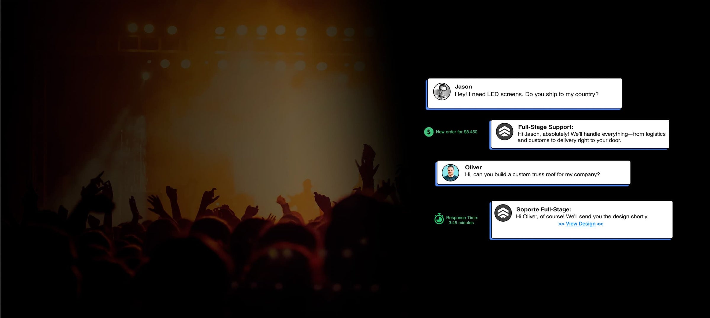 Truss, Stages and LED Screens for Events | Full-Stage.com