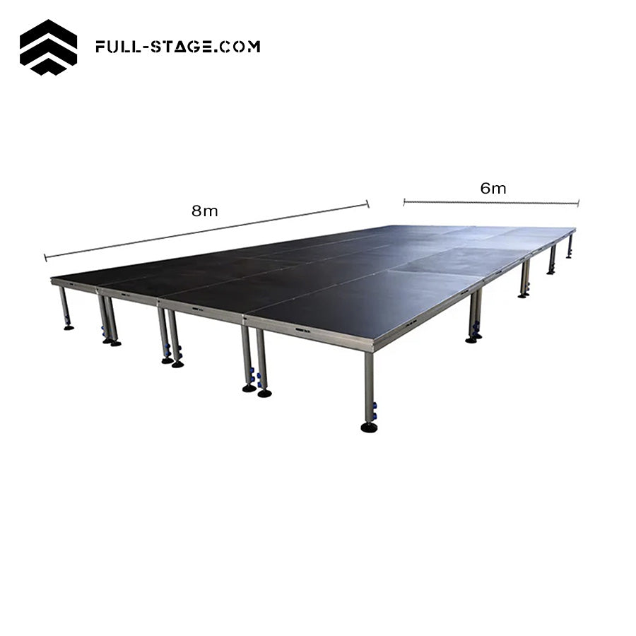 Set de Escenario Modular Full-Stage Pro 8x6m - Envío Gratis