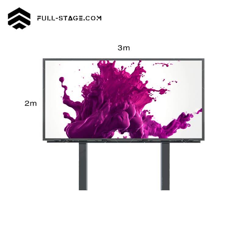 3x2m Outdoor LED Advertising Screen - Full-Stage.com