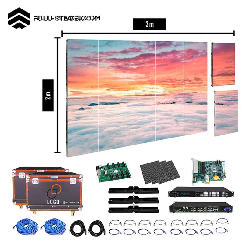 Pantalla LED Exterior P3.91 de 3x2 metros en OFERTA | Full-Stage.com